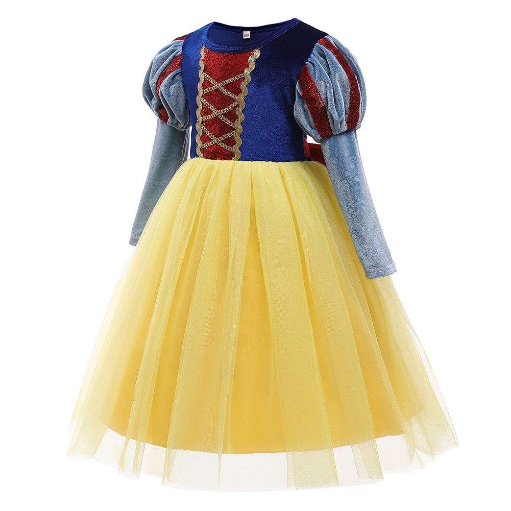 Snowing Princess Costume Girls Toddler Queen Birthday Party Dress-Up ...