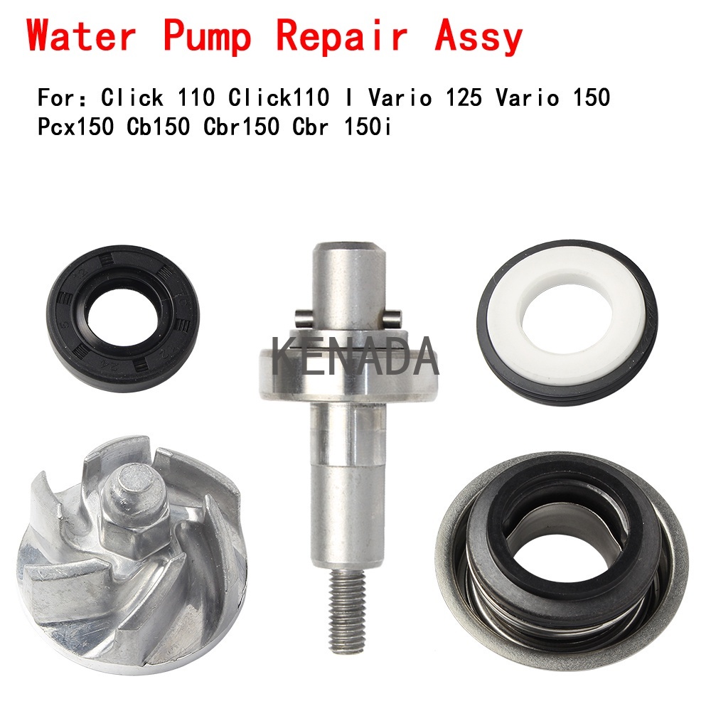 Motorcycle Water Pump Repair Kit Click 110 Click110 I Vario 125 Vario ...