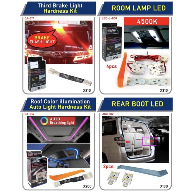 Toyota vellfire alphard agh30 Lexus LM350 2015-2022 third brake led ...