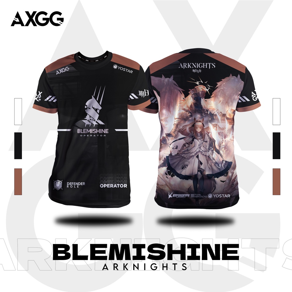 AXGG " Arknights - Blemishine " Gaming Shirt | Shopee Malaysia