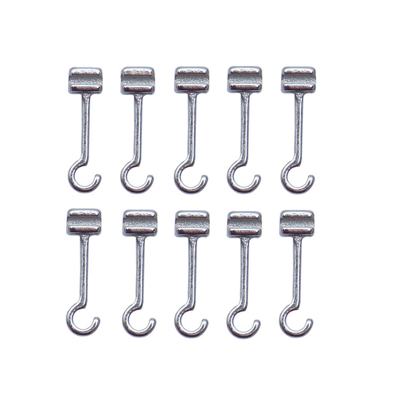 Dental Orthodontic Crimpable Hooks Question Mark Hook Long Curved ...