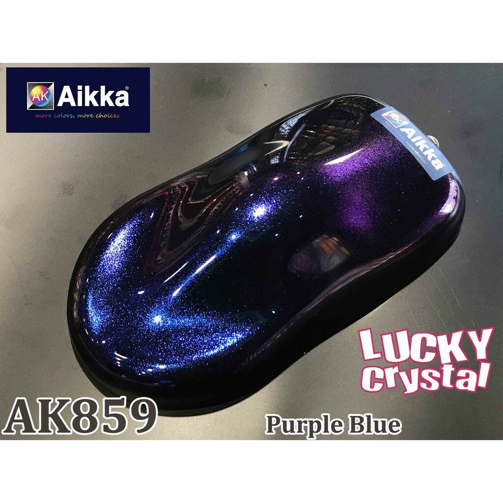 AIKKA AK859 PURPLE BLUE *** LUCKY CRYSTAL SPECIAL EFFECT 2K PAINT ...