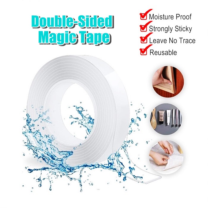 Adhesive Tape / Double Sided Tape (2mm thickness) | Shopee Malaysia