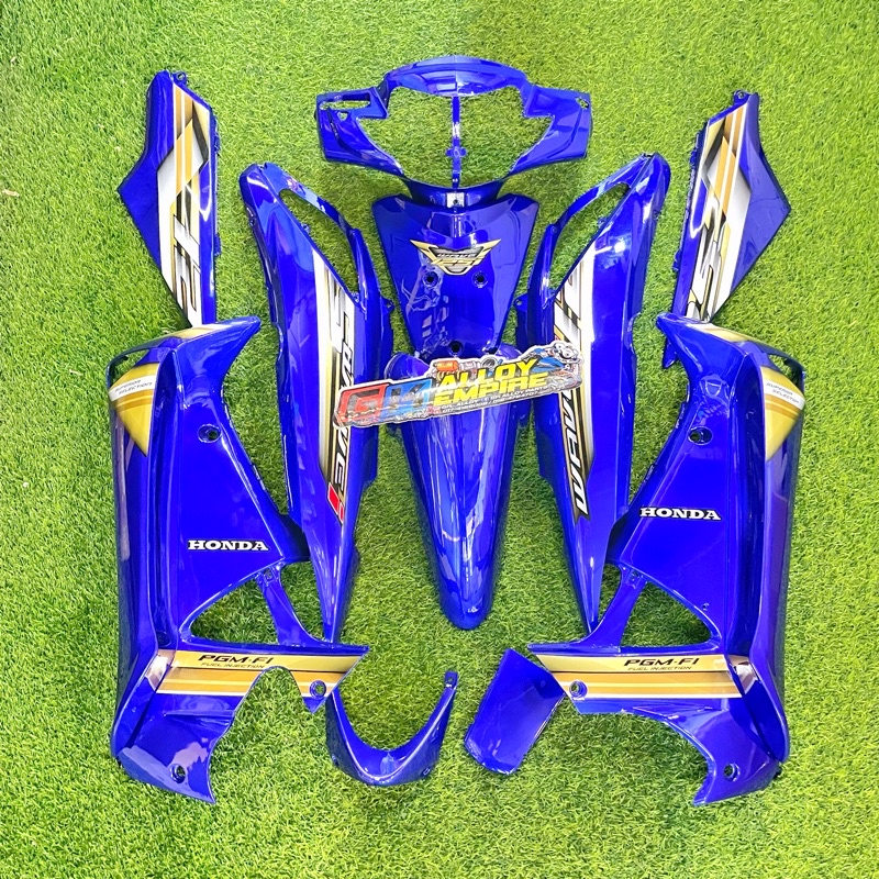 COVERSET WAVE125 S THAILAND BIRU SAMCO SPECIAL COLOUR DARI THAILAND ORI ...