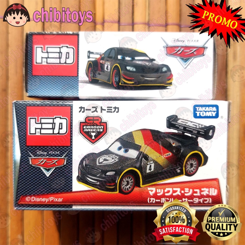 Tomica CARS MAX SCHNELL CARBON RACERS - LIGHTNING McQUEEN MATER HUDSON ...