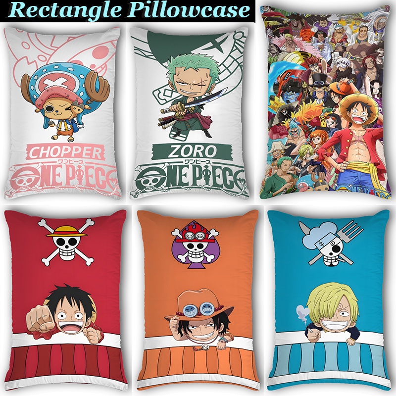 Rectangular Pillow Case ONE PIECE Monkey D. Luffy Single Side Printed ...