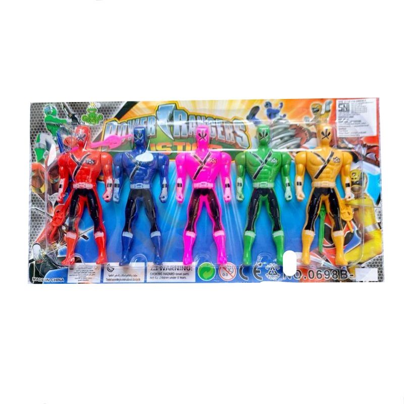 NO. 0698B POWER RANGERS ROBOT TOYS CONTENTS 5 PCS | Shopee Malaysia