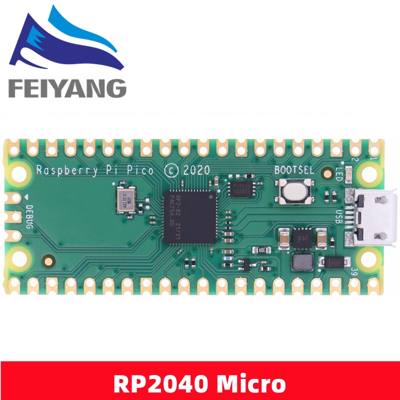 Raspberry Pi Pico Board RP2040 Dual-Core 264KB ARM Low-Power Microcomputers High-Performance ...