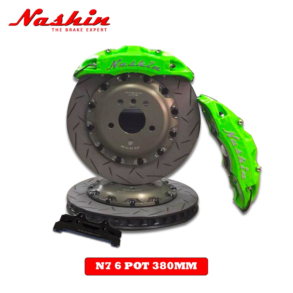 Nashin N7 Big 6 Pot Floating Disc Big Brake Kit (380mm) | Shopee Malaysia