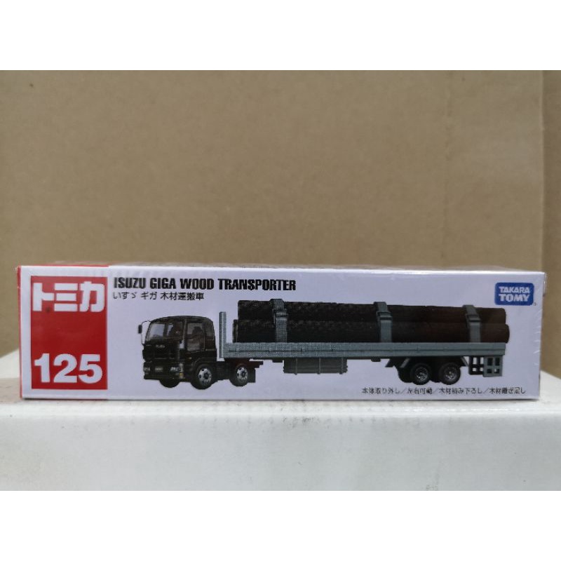Tomica No. 125 Isuzu Giga Wood Transporter | Shopee Malaysia