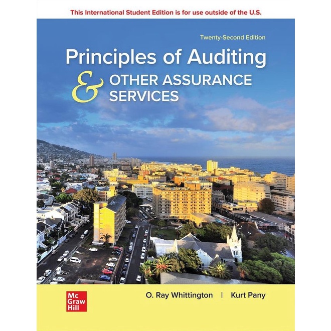 ISE Principles of Auditing & Other Assurance Services 22nd edition Ray ...