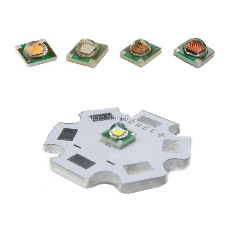 1pcs 3W 10W CREE XML XPE LED Warm whtie, White RGB High Power LED chip ...