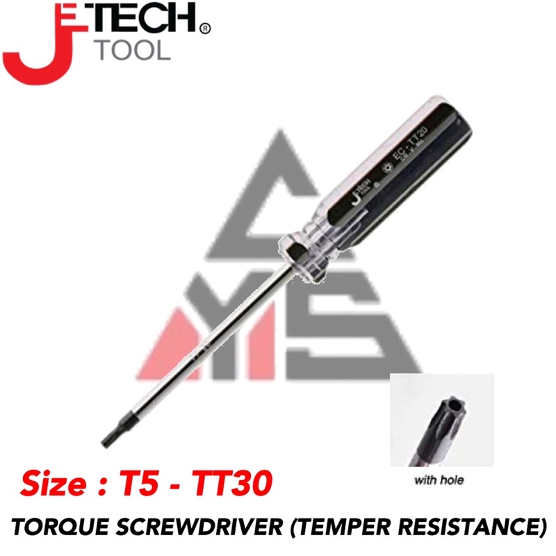 (100% QUALITY) JETECH TOOL TORQUE SCREWDRIVER (TEMPER RESISTANCE ...