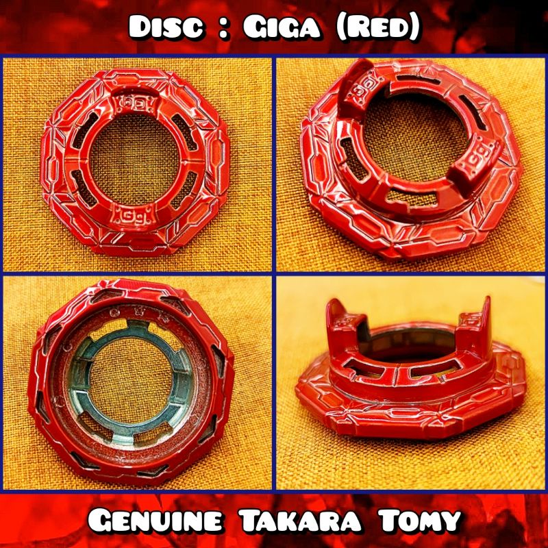 Disc Giga Red ( For Beyblade Takara Tomy ) | Shopee Malaysia