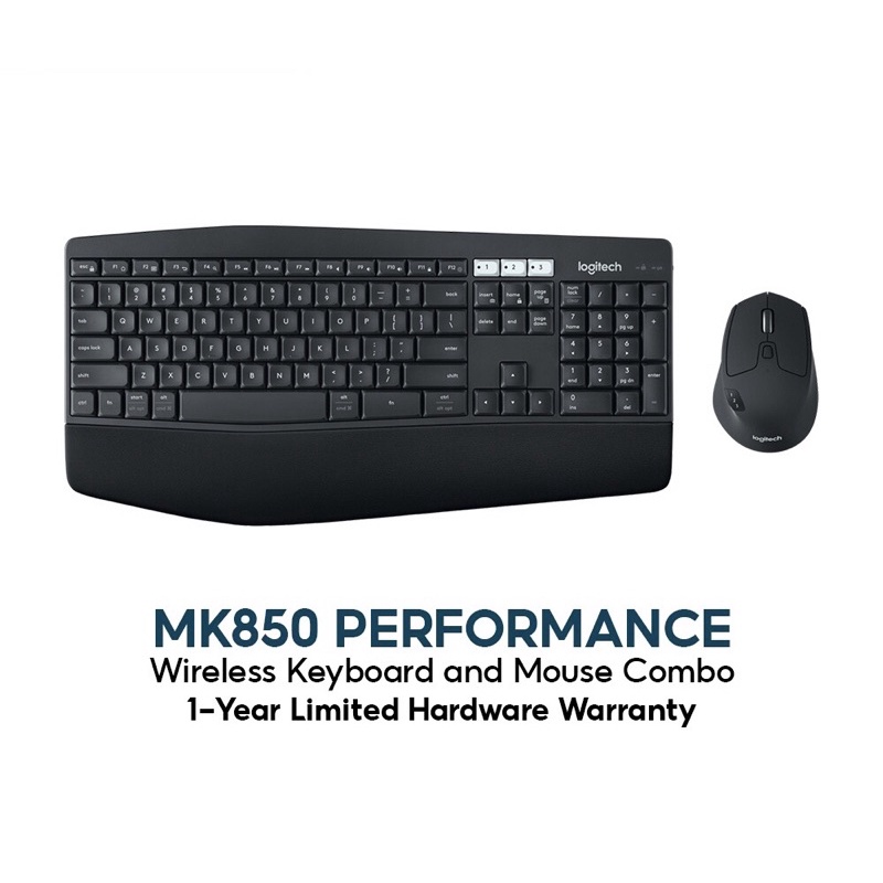 Logitech MK850 Performance Wireless Keyboard And Mouse Combo | Shopee ...