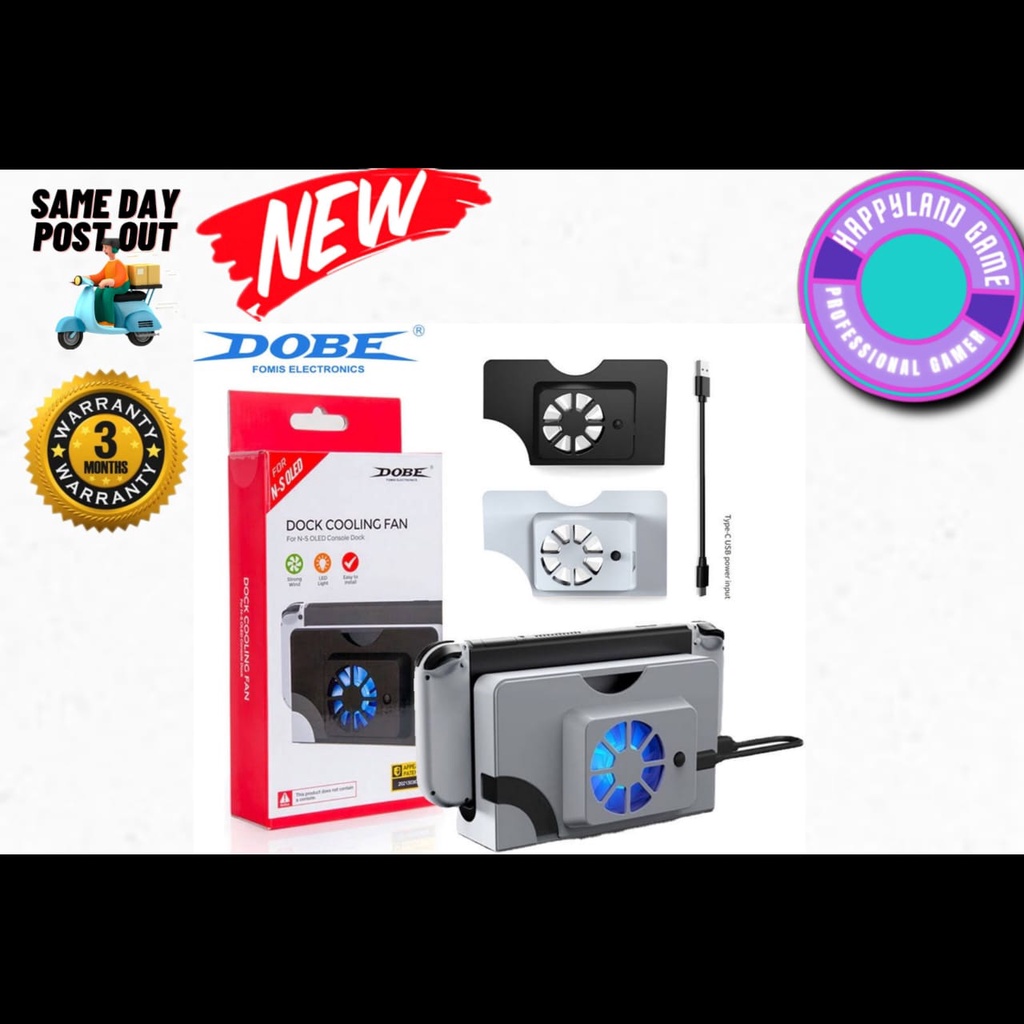 [DOBE] Nintendo Switch OLED Console Cooling Fan Radiator with USB Cable ...