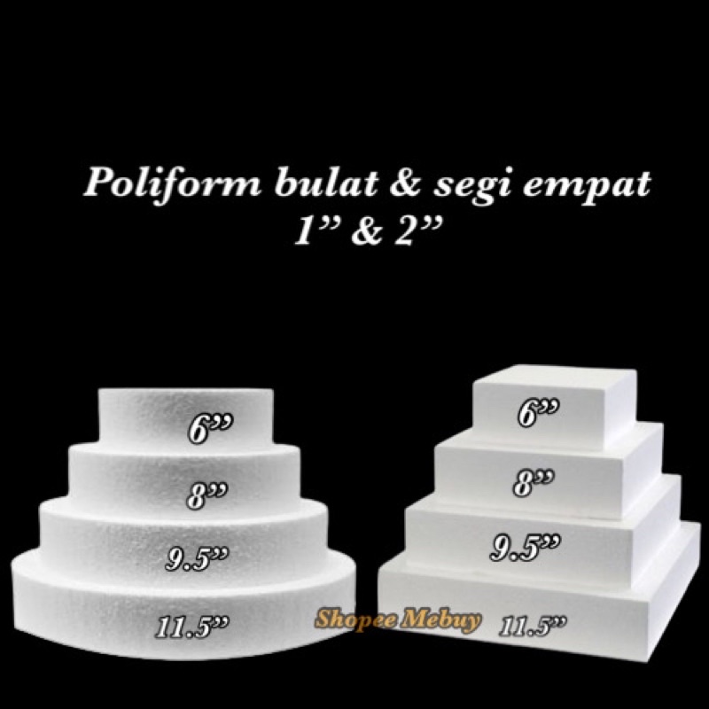🇲🇾1”&2” Polystyrene form /square/sphere/ball|Gabus bulat/bola/segiempat ...