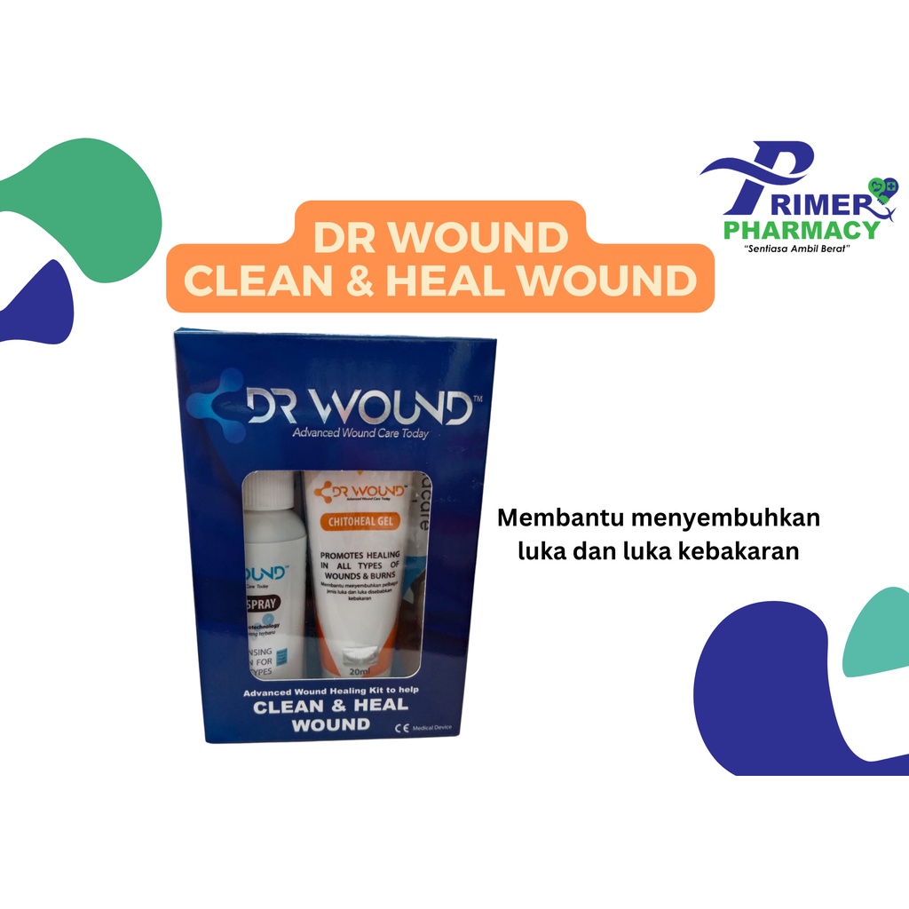 DR WOUND Advanced Wound Healing Kit (20ml + 50ml) | Shopee Malaysia