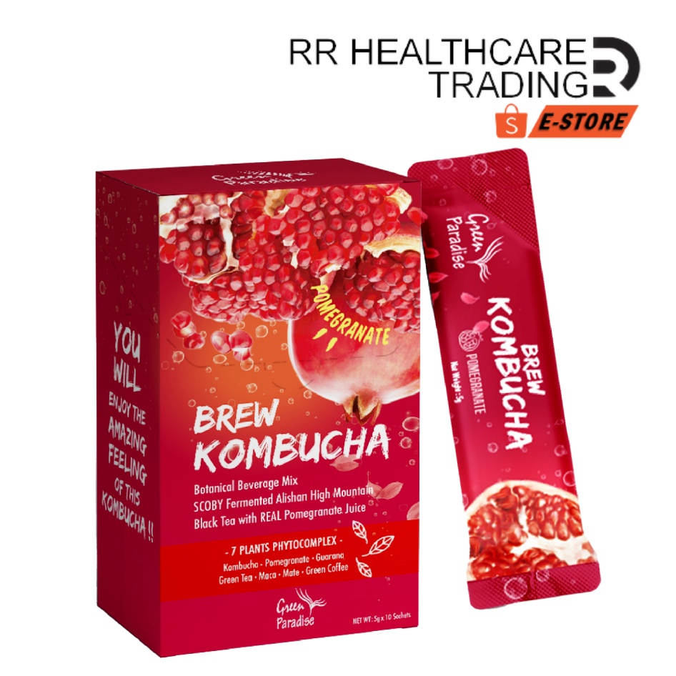 Brew Kombucha Probiotic Botanical Beverage Mix 5g x 10s x 1 Box ...