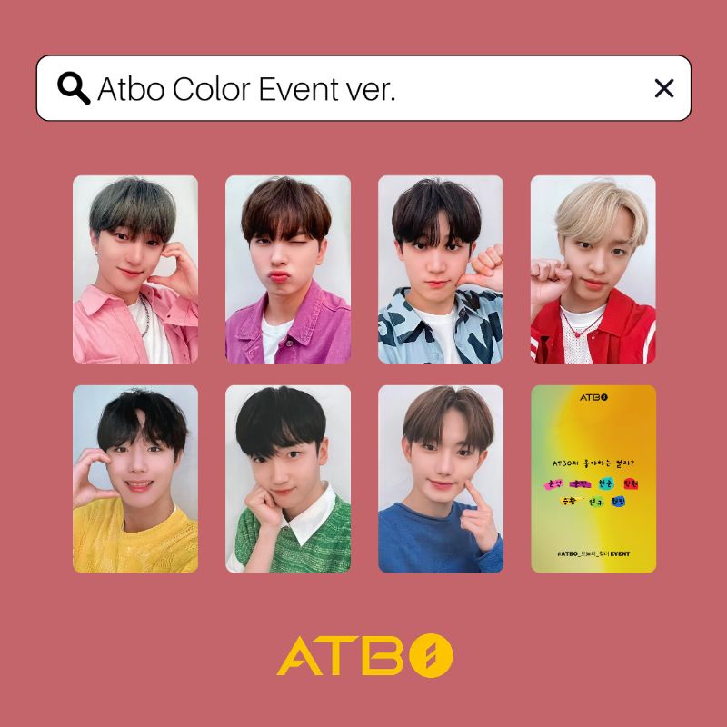 Unofficial ATBO Poca Color Event ver. by sangy4483 | Shopee Malaysia