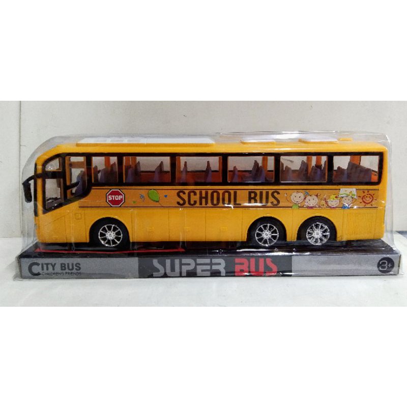 Kids School Bus Toy Model Collection Large Size (Mainan Bas Sekolah ...