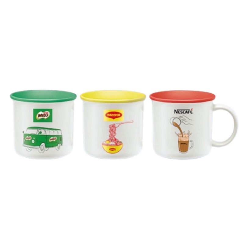 Nestle Ceramic Mug Milo / Maggi / Nescafe Stoneware Big Huge Cup ...