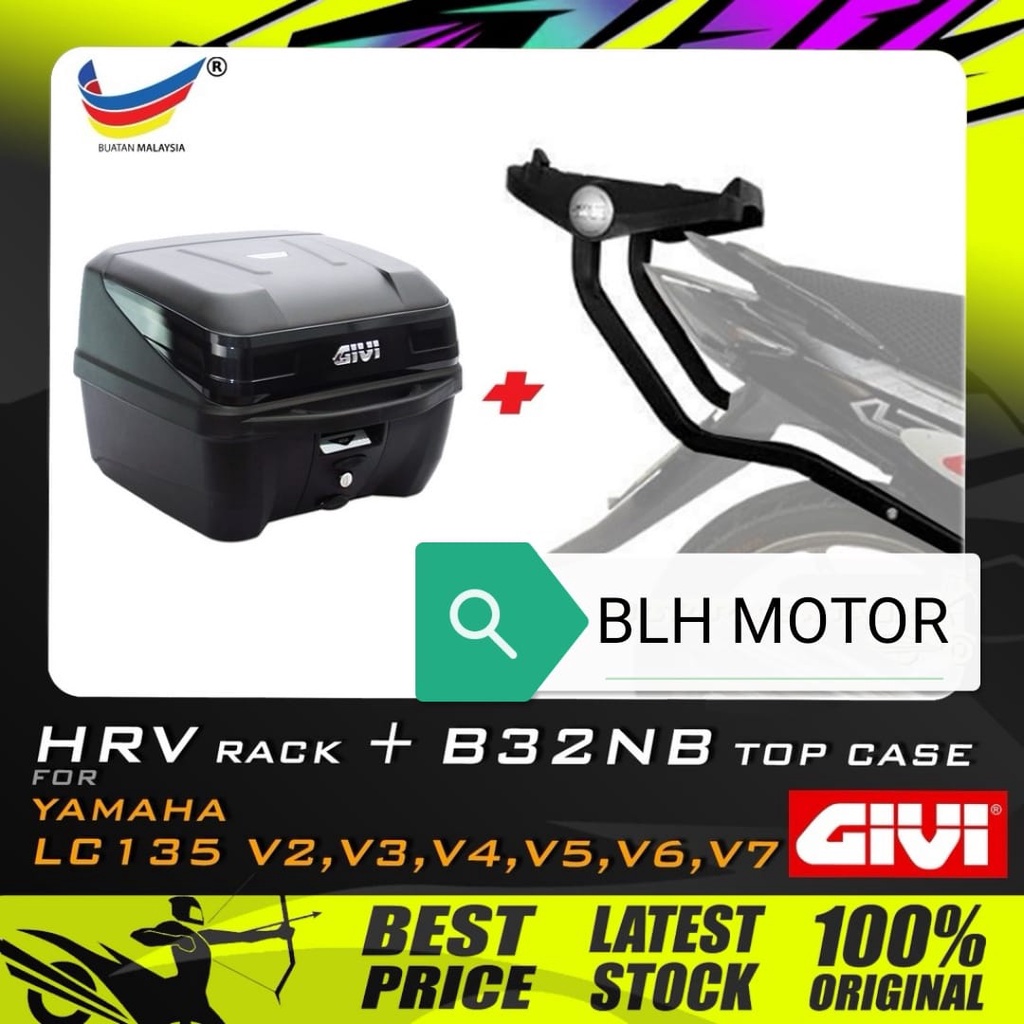 100% ORI } GIVI RACK + BOX LC135 135LC V1 / V2 / V3 / V4 / V5 / V6 / V7 ...