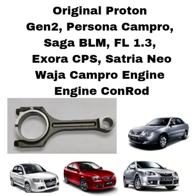 Original Proton Gen2, Persona, Saga BLM, FL 1.3, Exora CPS, Satria Neo, Waja Campro Engine Con ...