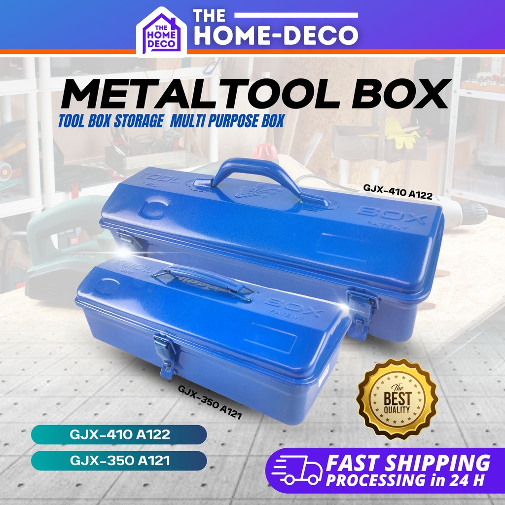 GJX-350 / 410 Toolbox Iron Metal Multifunction Storage Box Multi ...