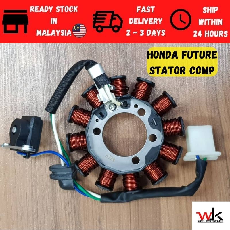 Honda Future 125 STATOR COMP/STARTER COIL/MAGNET COIL 100%ORIGINAL ...