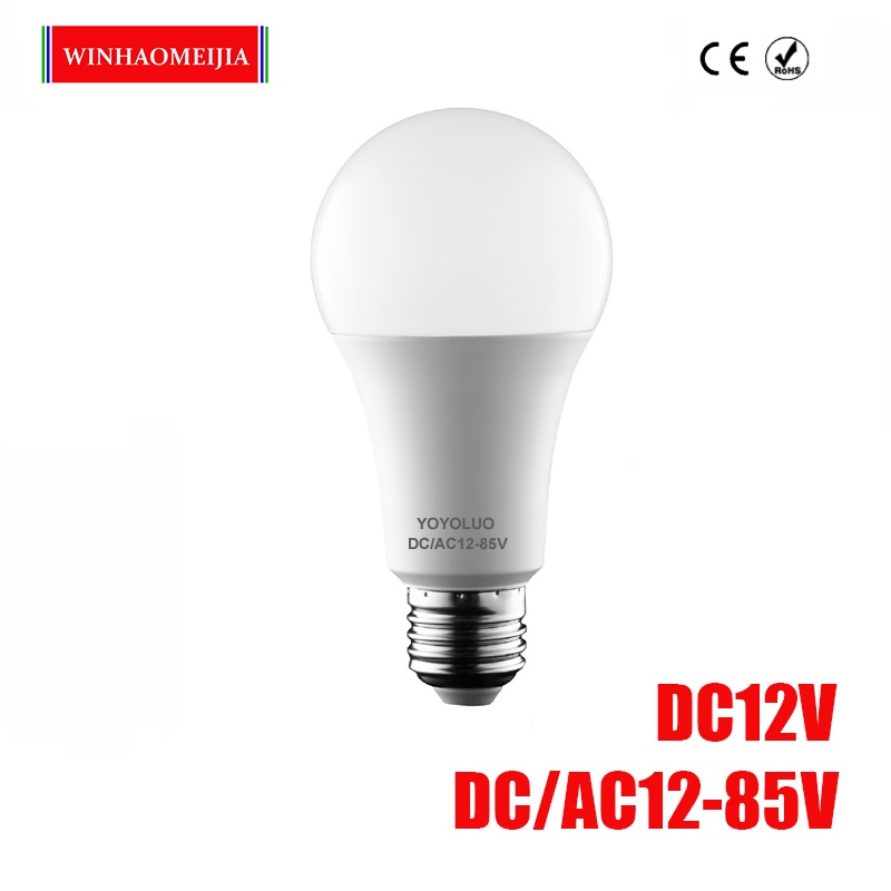 LED Bulb E27 DC 12V 24V 36V 48V 60V Led Lamp 3W 6W 9W 12W 15W 18W Led ...