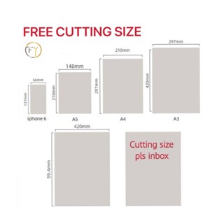 PLYWOOD PAPAN A2 A3 A4 A5 A6 A7 Size - 3mm 5mm Custom Cut Size plywood ...