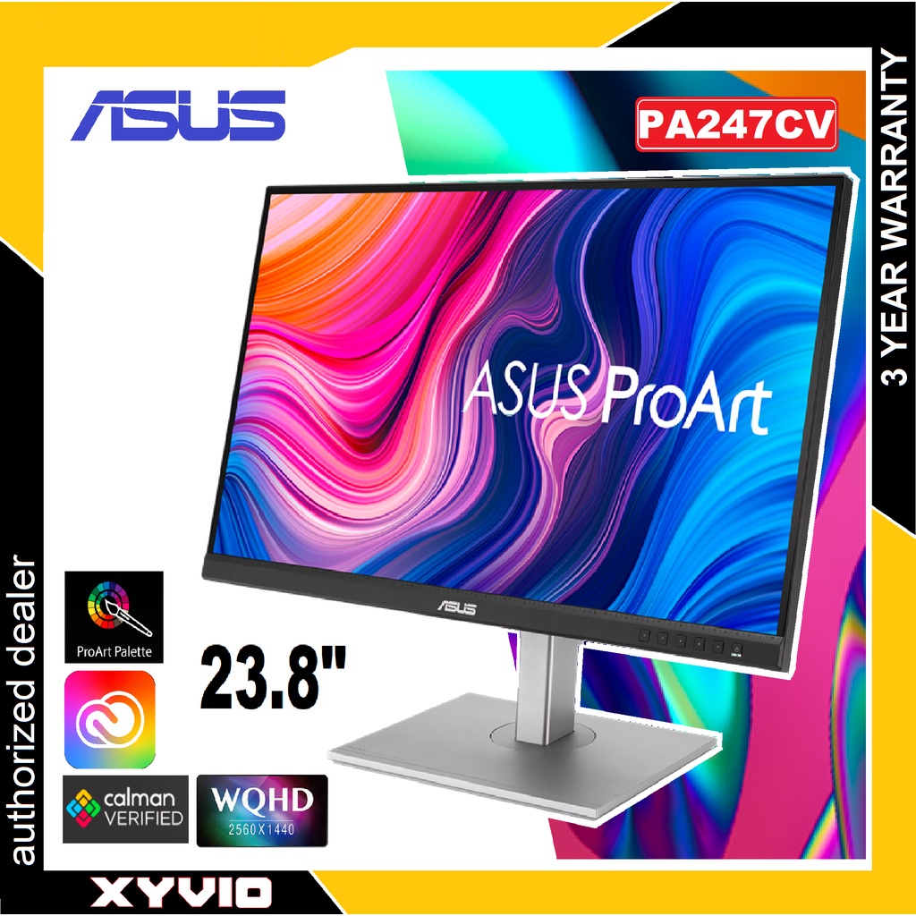 ASUS ProART PA247CV Professional Monitor - 23.8-inch, IPS, Full HD ...