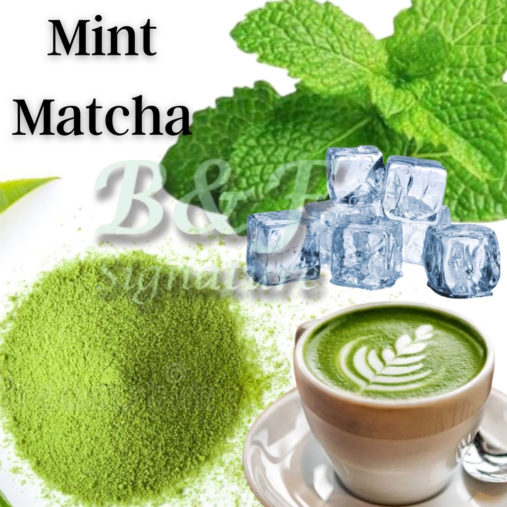 Mint Matcha Powder 30g - 250g 薄荷抹茶 高级 冰凉抹茶粉 Peppermint Green Tea Matcha ...