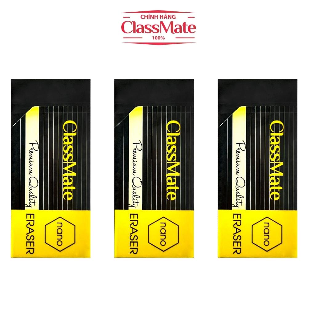 Classmate Premium Black Nano Eraser Helps Remove Lead Stains, Convenient, Does Not Harm Children ...