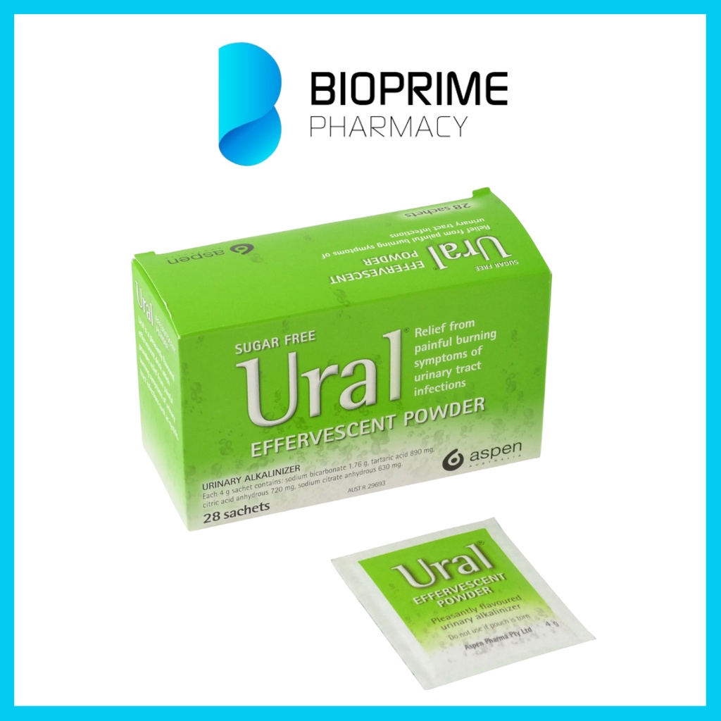 Ural Effervescent Granules 28's x 4g | Urinary Tract Infection (UTI ...