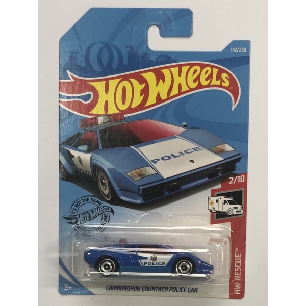 Hot Wheels Lamborghini Countach Police Car | Shopee Malaysia