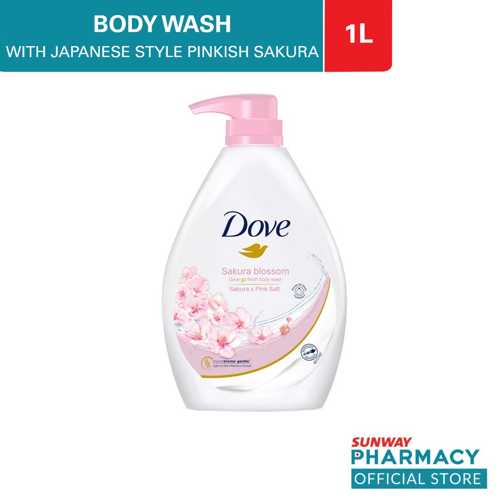 Dove Body Wash Sakura Blossom 1L | Shopee Malaysia