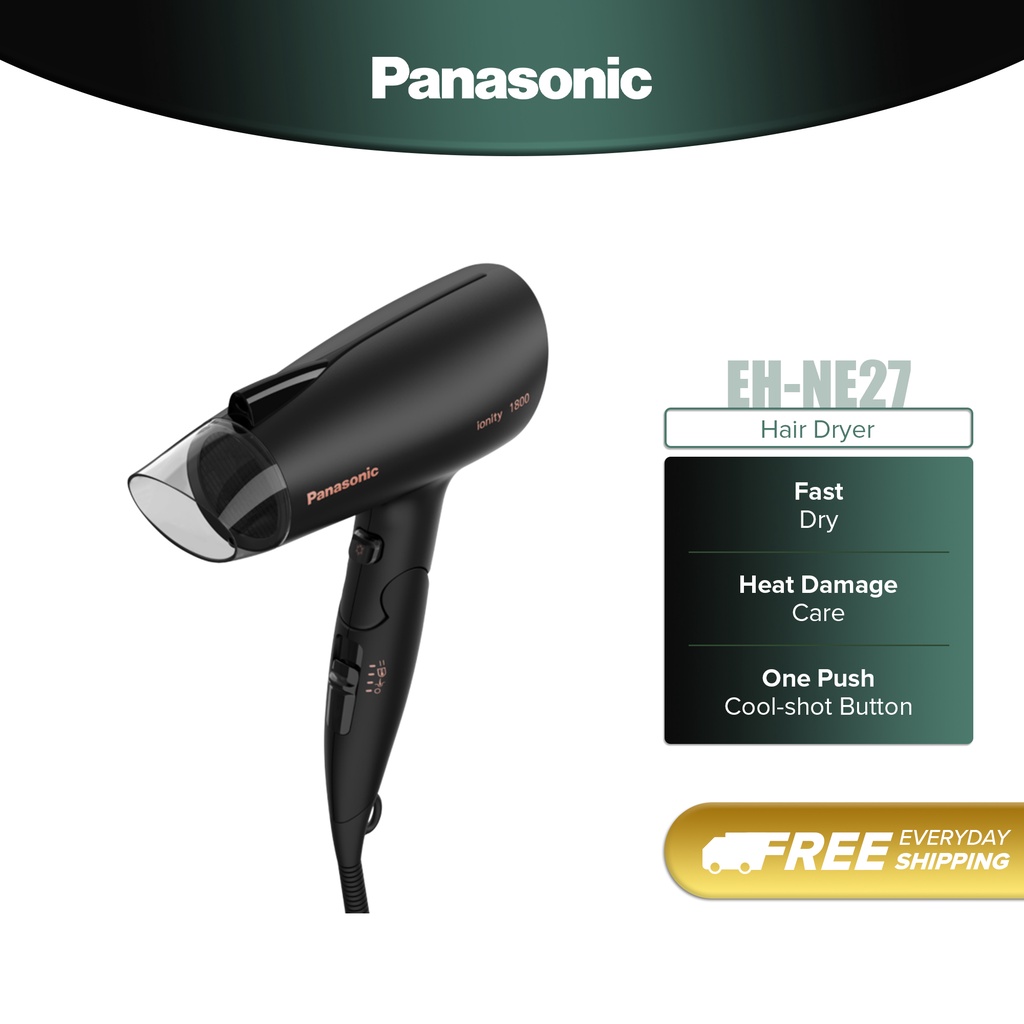 PANASONIC EH-NE27 1800W FAST DRY SERIES IONITY HAIR DRYER EH-NE27-K655 ...