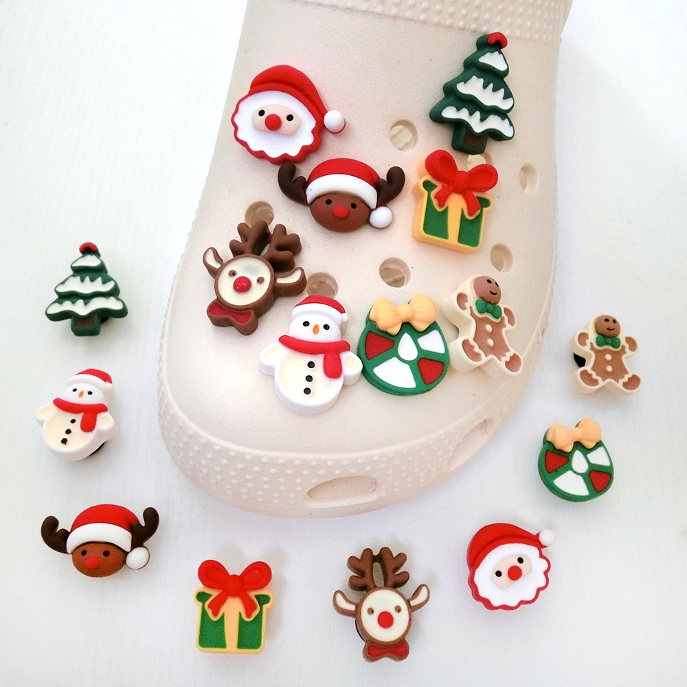 【Cute Deco】Cute Christmas Elk (8 Types) Santa Claus / Christmas Tree ...