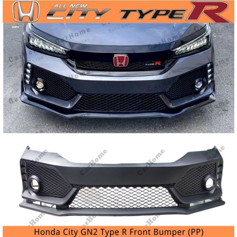 Honda City GN2 Type R front bumper Sedan / Hatchback Material PP body ...