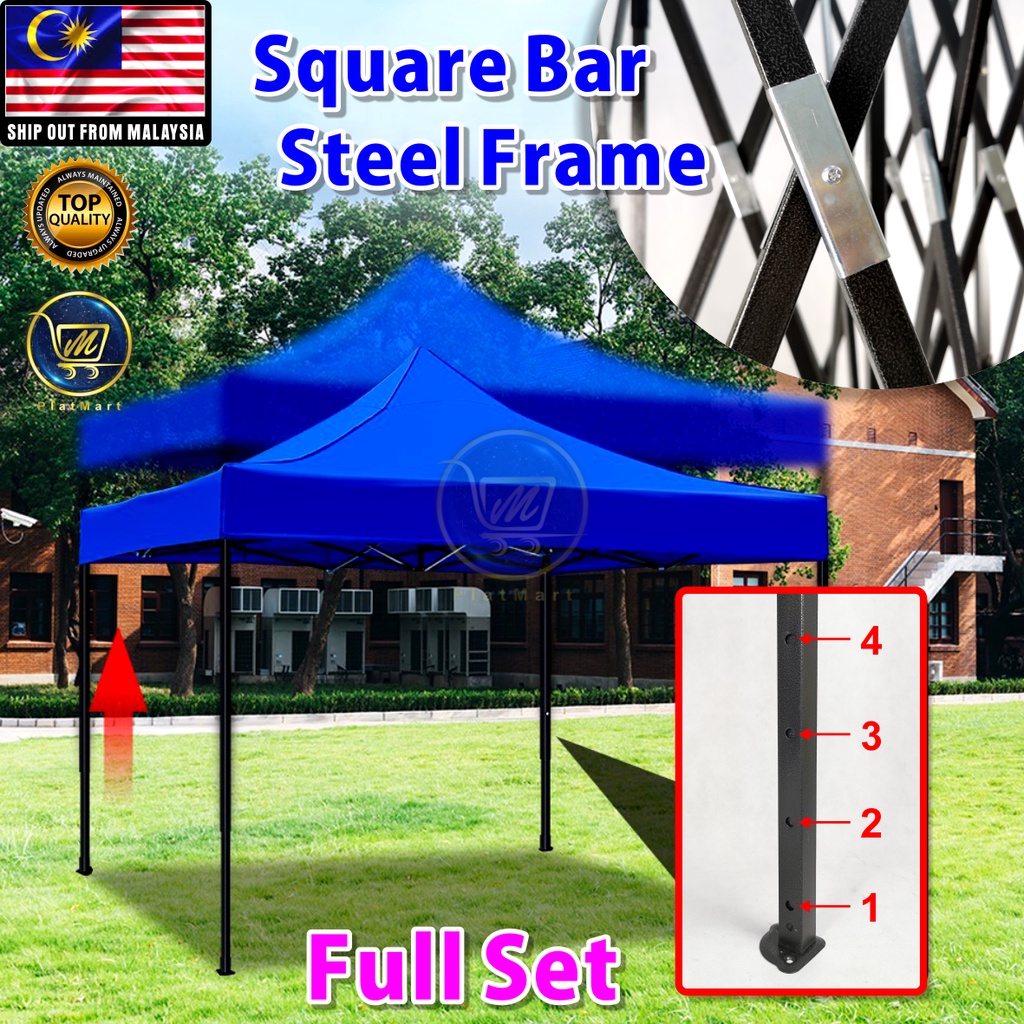 PlatMart - [READY STOCK] 6x6, 8x8,10x10 Feet Square Bar Premium Quality ...