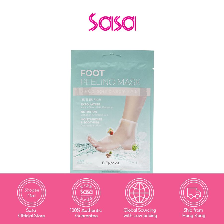 Dermal Shop Foot Peeling Mask 1 pair | Shopee Malaysia