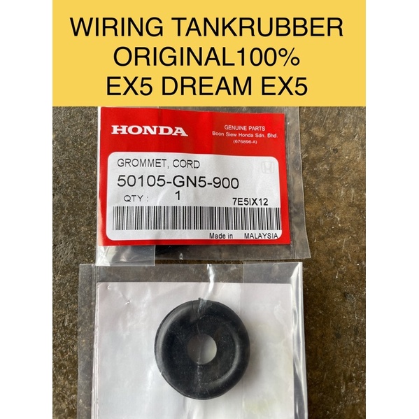 EX5 WIRING RUBBER TANK RUBBER GROMMET CORD ORIGINAL 100% FOR EX5 DREAM ...