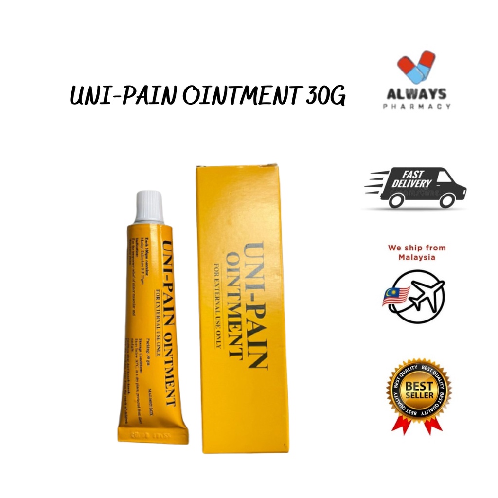 UNI-PAIN OINTMENT 30GM UNTUK LENGUH BADAN KRIM PANASA SAKET BADAN ...