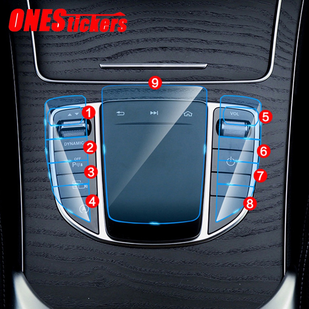 For Mercedes Benz E Class W213 C Class W205 GLC X253 Car Center Console ...