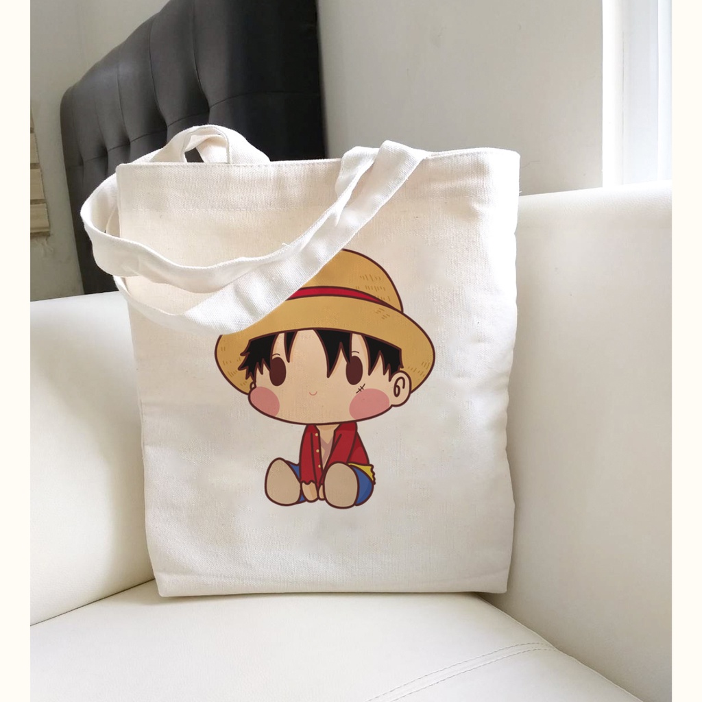 One PIECE CANVAS TOTE BAG / LUFFY / MONKEY D LUFFY / ZORO / SANJI ...