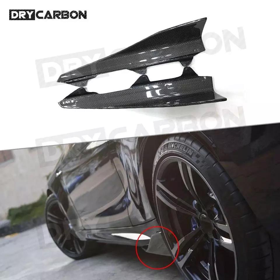 Dry Carbon Fiber Side Skirts Splitters Cupwings Winglets for BMW 2 ...
