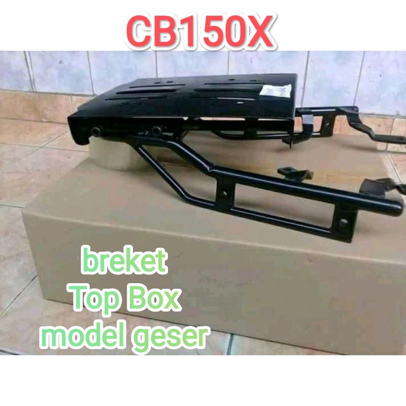 Motorcycle Accessories CB150X bracket Top Box Sliding model, bracket ...