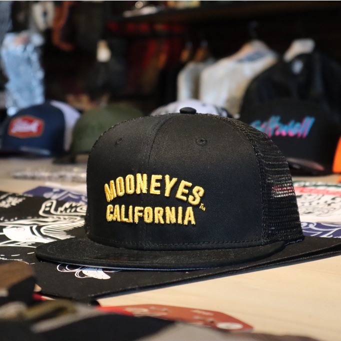 MOONEYES California Mesh Cap (CM166-black/black) | Shopee Malaysia